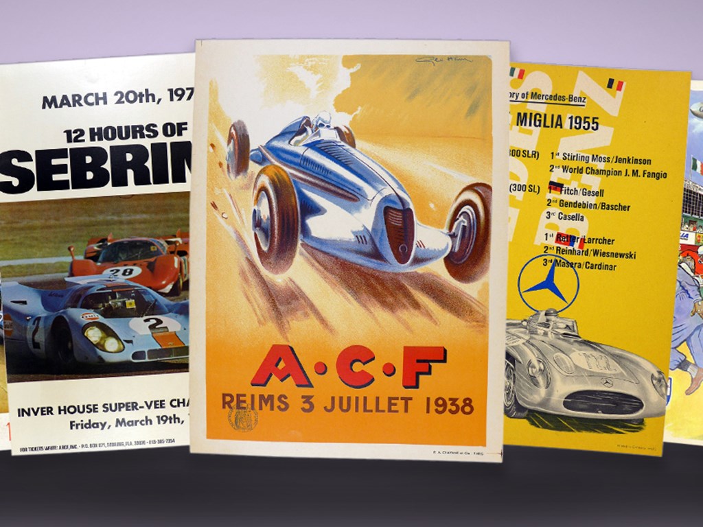 The Racing Line: Posters from the Golden Era of Motorsport | RM Sotheby's